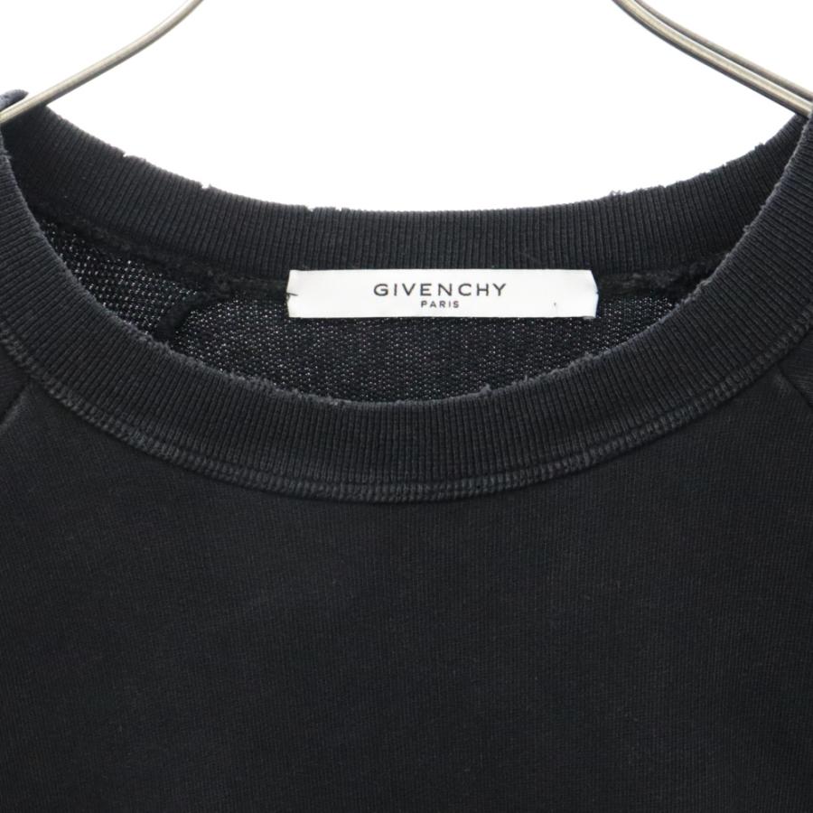 GIVENCHY ジバンシィ Mad Love Tour マッドラブ ツアープリントデストロイ加工 スウェットトレーナー ブラック BM70BP306C : BRING Yahoo!ショップ ...
