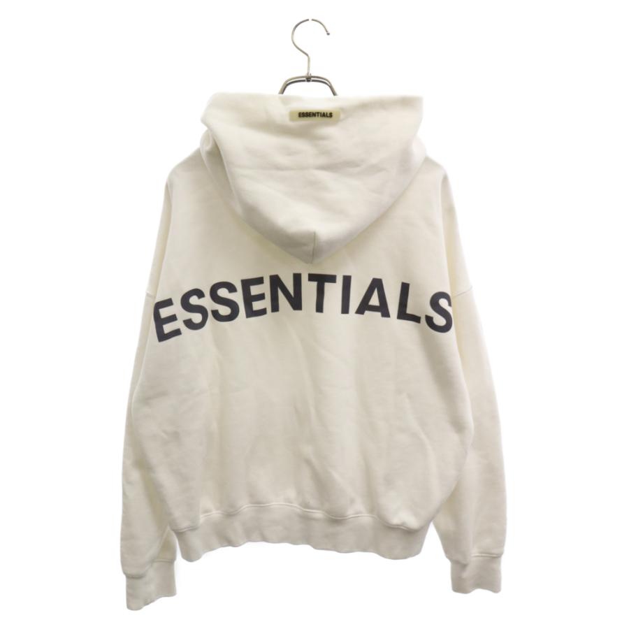 FOG ESSENTIALS Essentials フィアオブゴッド エッセンシャル バックロゴプリント スウェット プルオーバーパーカー ホワイト : BRING Yahoo!ショップ ...