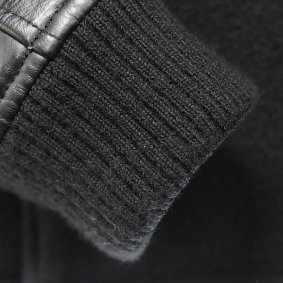 Supreme SUPREME シュプリーム 11AW Miners jacket 袖レザー 切り替え ウール スタジャン ジャケット ...