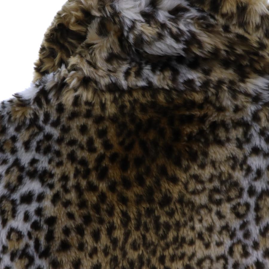 RON HERMAN ロンハーマン ×TEN LEOPARD JACKET ×テン レオパード ファージャケット レディース ブラウン ...