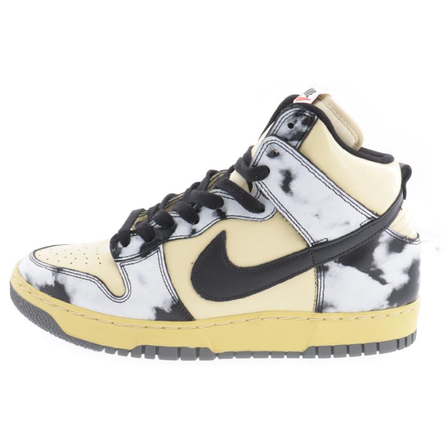 NIKE ナイキ DUNK HIGH 1985 SP Black Acid Wash ダンク ブラックアシッドウォッシュ ハイカット スニーカー イエロー US11/29cm DD9404 ...
