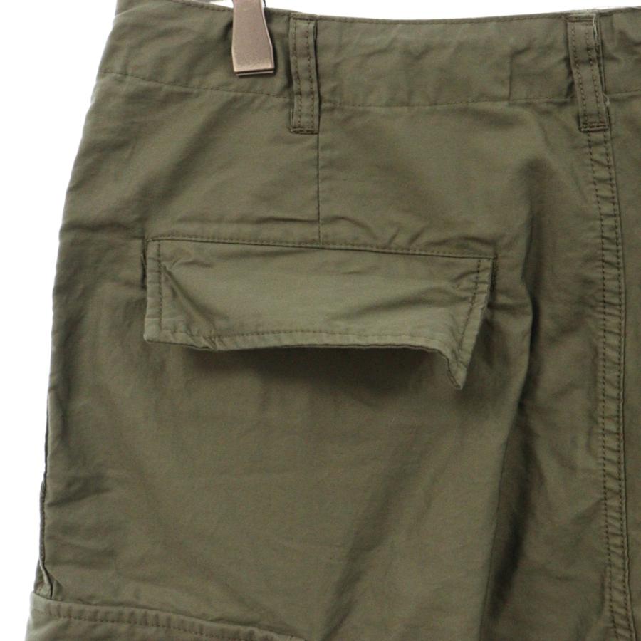 Needles ニードルス 23SS H.D.PANTS 6ポケット ワイド カーゴ コットン ヒザデルパンツ カーキ MR235 ...