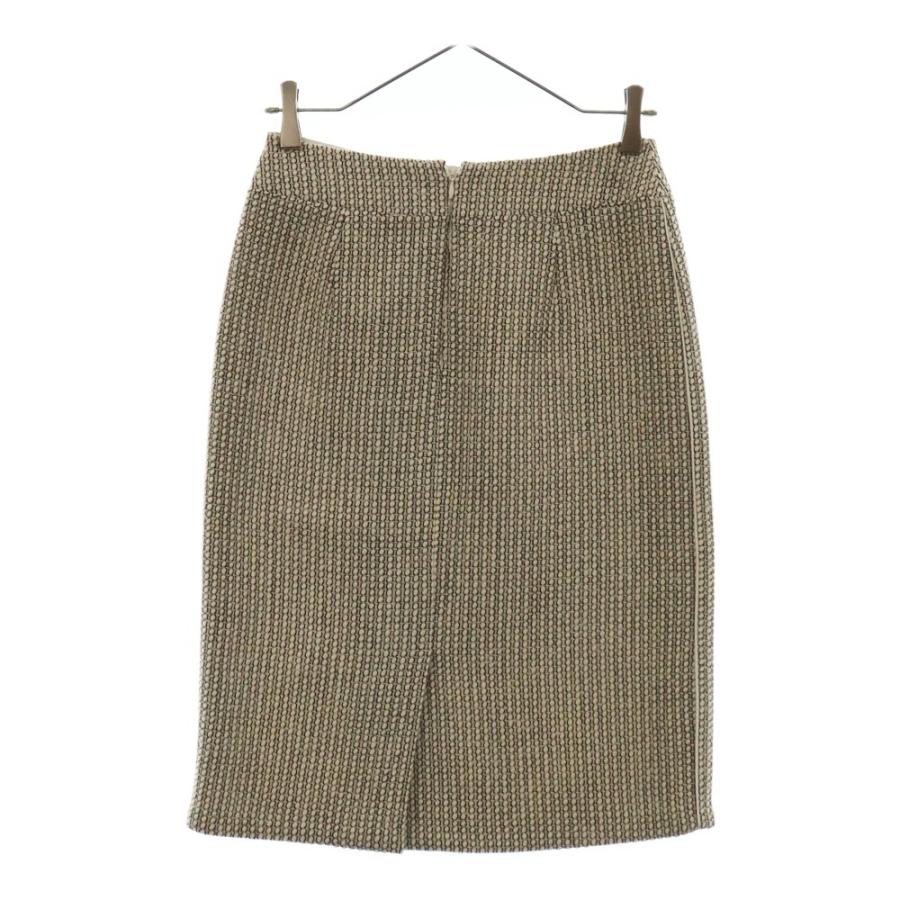 LANVIN ランバン ひざ丈 ウール スリット スカート レディース アイボリー/ブラック 2201529 : BRING Yahoo!ショップ - 通販 - Yahoo!ショッピング