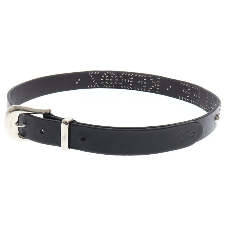 CALEE キャリー ×KEBOZ STUDS LEATHER BELT ケボズ スタッズロゴ レザーベルト ブラック/シルバー KBZSS24OT175 : BRING Yahoo!ショップ ...