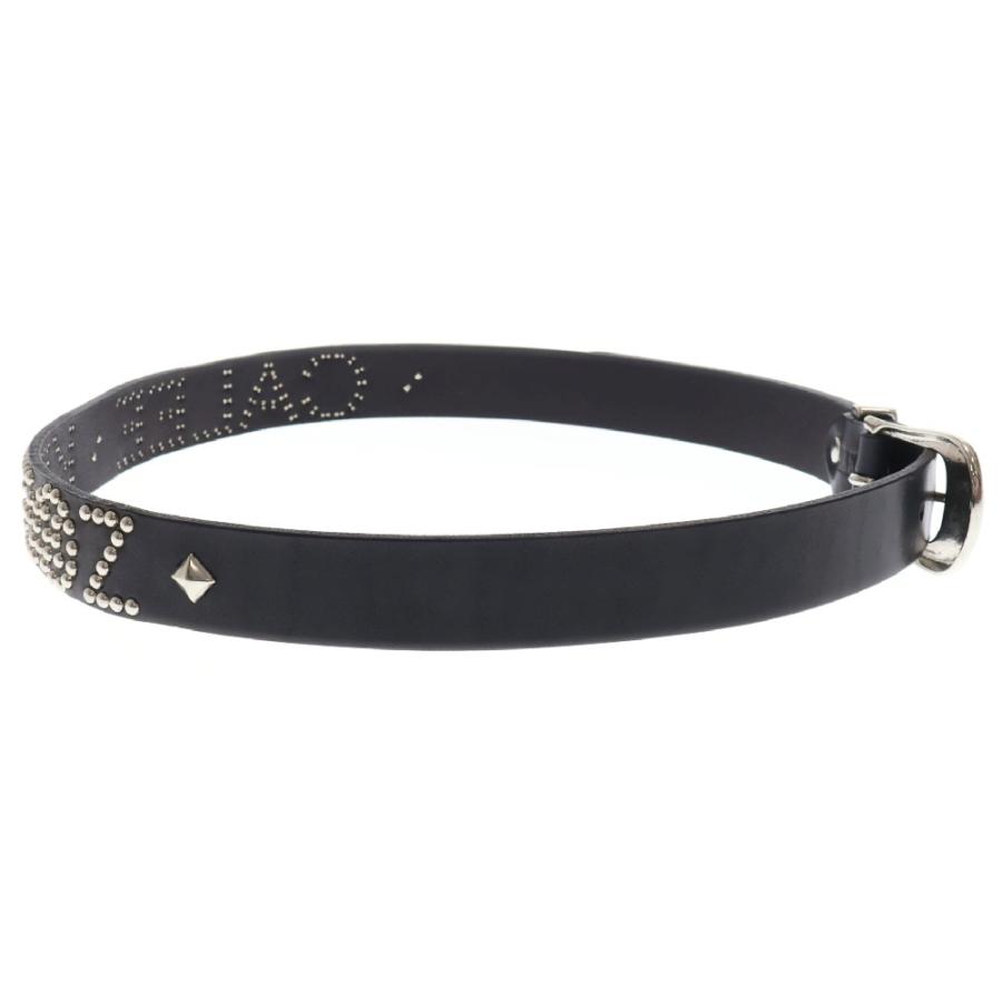 CALEE キャリー ×KEBOZ STUDS LEATHER BELT ケボズ スタッズロゴ レザーベルト ブラック/シルバー KBZSS24OT175 : BRING Yahoo!ショップ ...