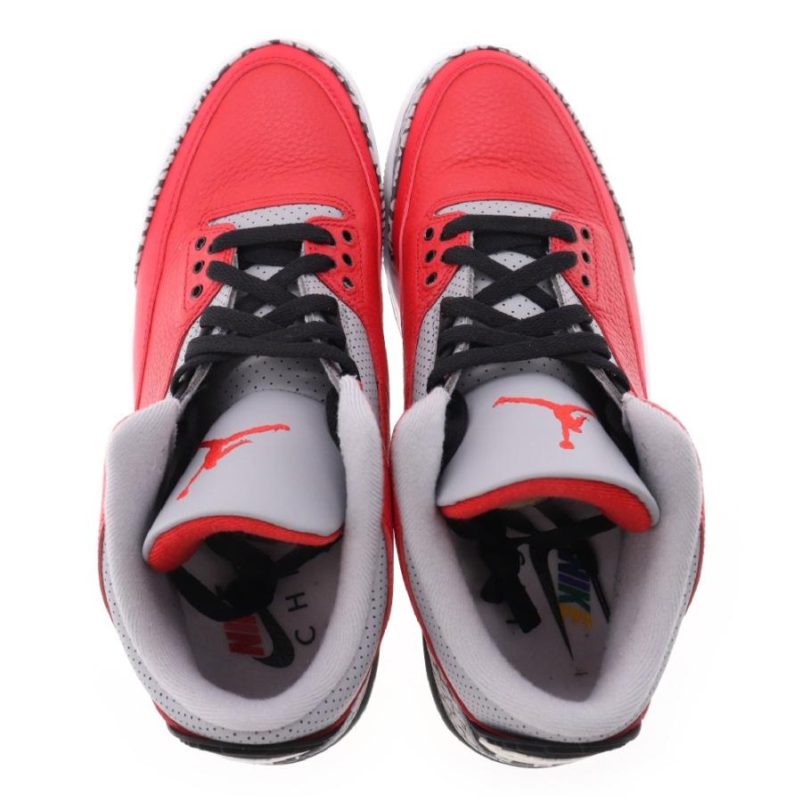 NIKE ナイキ Air Jordan3 Retro Fire Red/Cement エアジョーダン3 ミッドカットスニーカー CU2277 ...