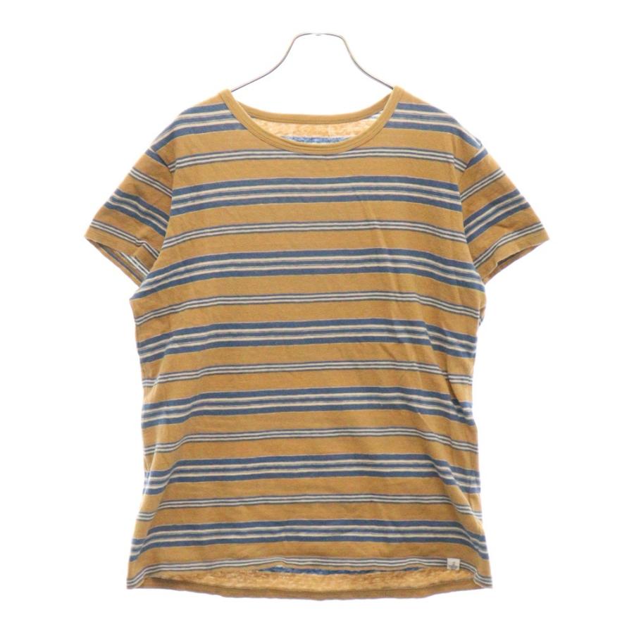 visvim VISVIM ヴィスヴィム 13SS ボーダー総柄半袖Tシャツ ブラウン ブルー 0113105010078 : BRING Yahoo!ショップ - 通販 - Yahoo!ショッピング