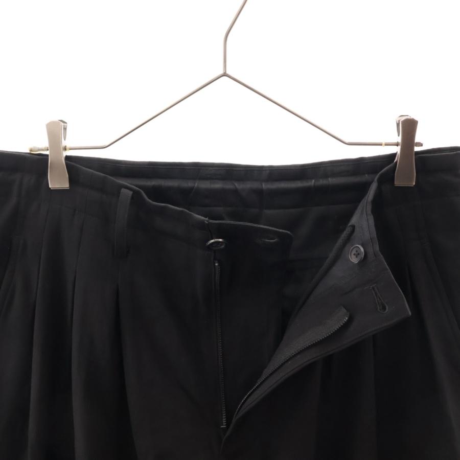 Yohji Yamamoto POUR HOMME ヨウジヤマモト プールオム 23SS ウール フロントタック ジップフライ ストレート ...