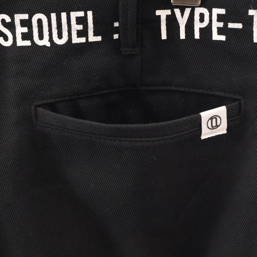 SEQUEL シークエル CHINO PANTS TYPE-T ウエストプリント T/Cツイル テーパード チノパンツ ブラック : BRING Yahoo!ショップ - 通販 - Yahoo ...