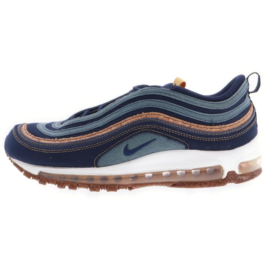 NIKE（ナイキ） AIR MAX 97 CORK OBSIDIAN エアマックス 97 コルク オブシディアン ローカットスニーカー ブルー ...