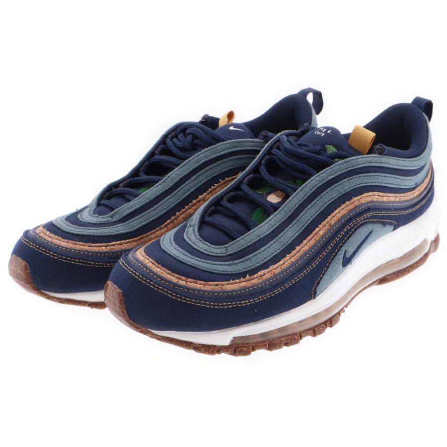 NIKE ナイキ AIR MAX 97 CORK OBSIDIAN エアマックス コルク オブシディアン ローカットスニーカー ブルー ...