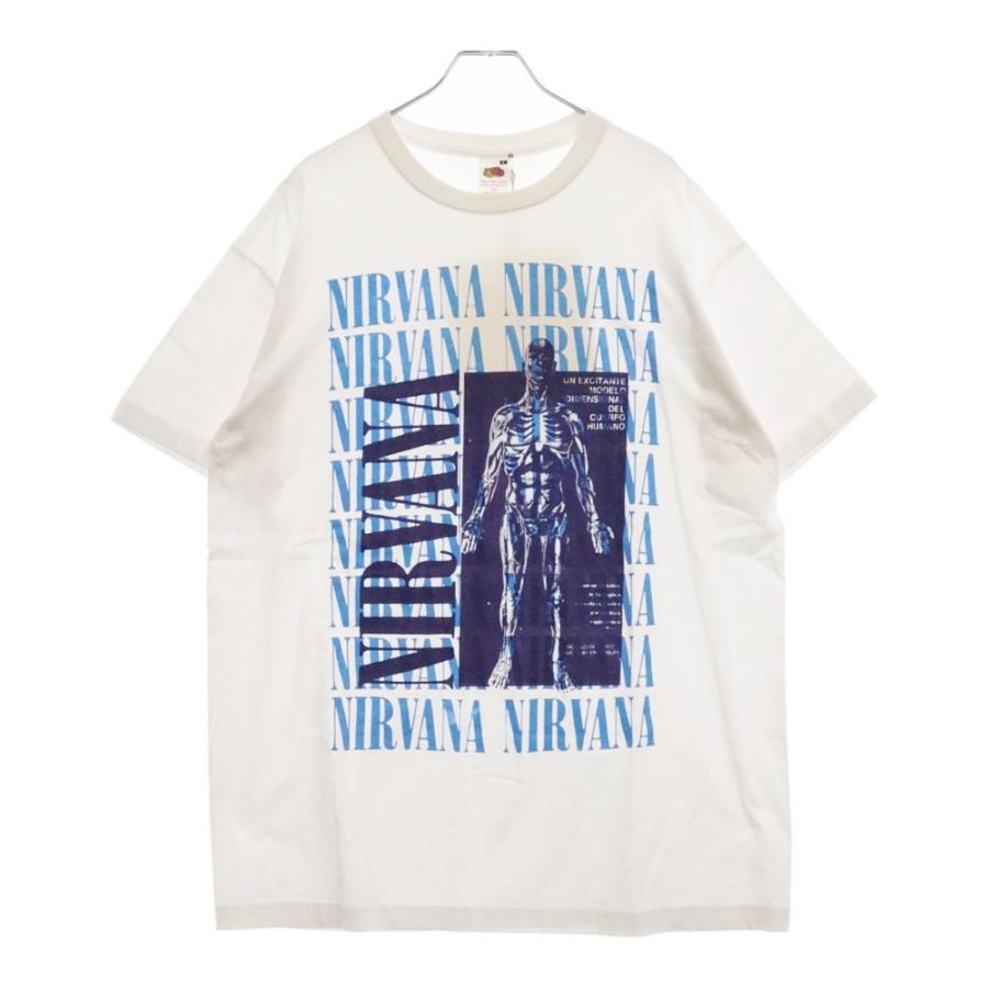NIRVANA ニルバーナ JEFF ROSS Hand Print Tee ハンドプリントTシャツ ホワイト ブルー : BRING Yahoo!ショップ - 通販 - Yahoo!ショッピング
