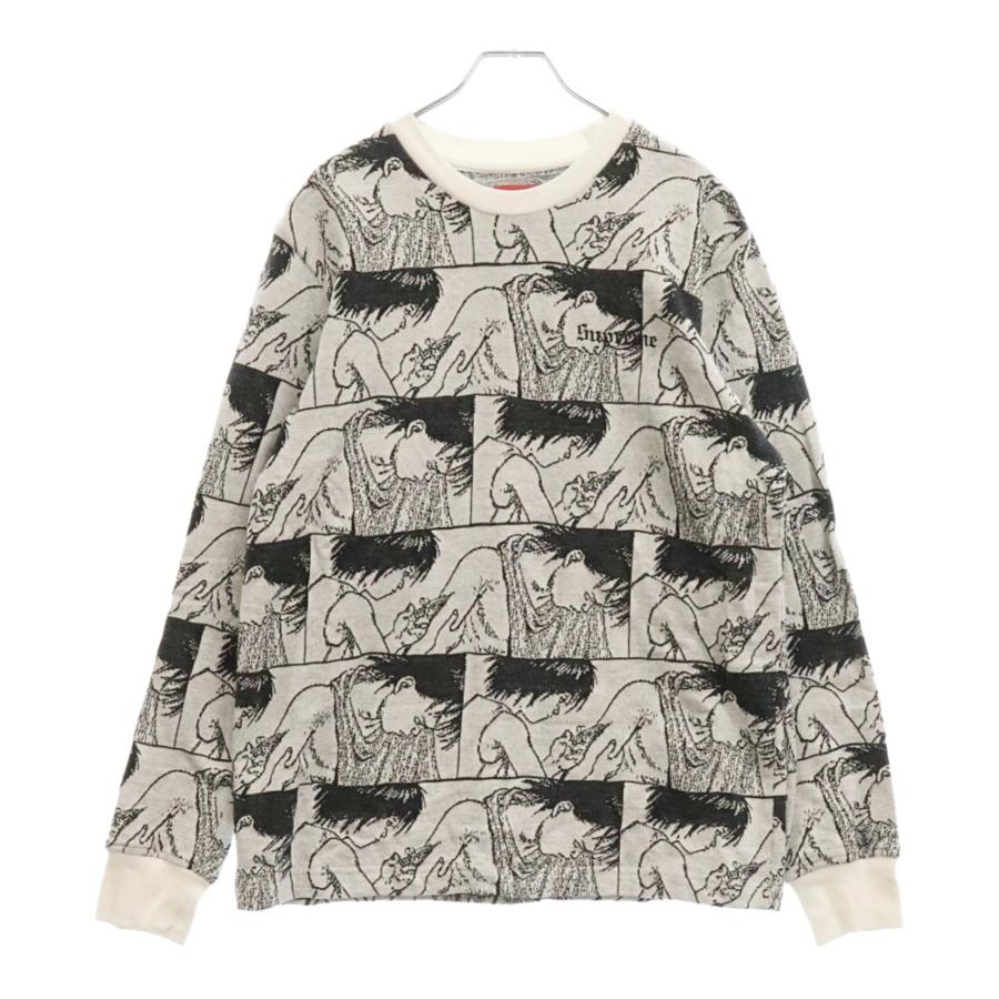 Supreme シュプリーム ×akira Syringe Jacquard Sweat Trainer シリンジ ジャガード クルーネック ...