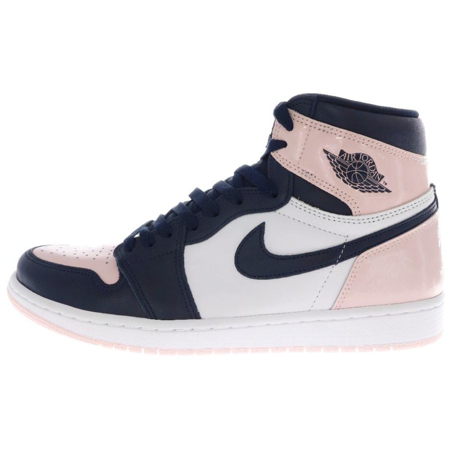 NIKE（ナイキ） WMNS AIR JORDAN 1 RETRO ウィメンズ エアジョーダン 1 ハイ アトモスフィア ハイカットスニーカー ...