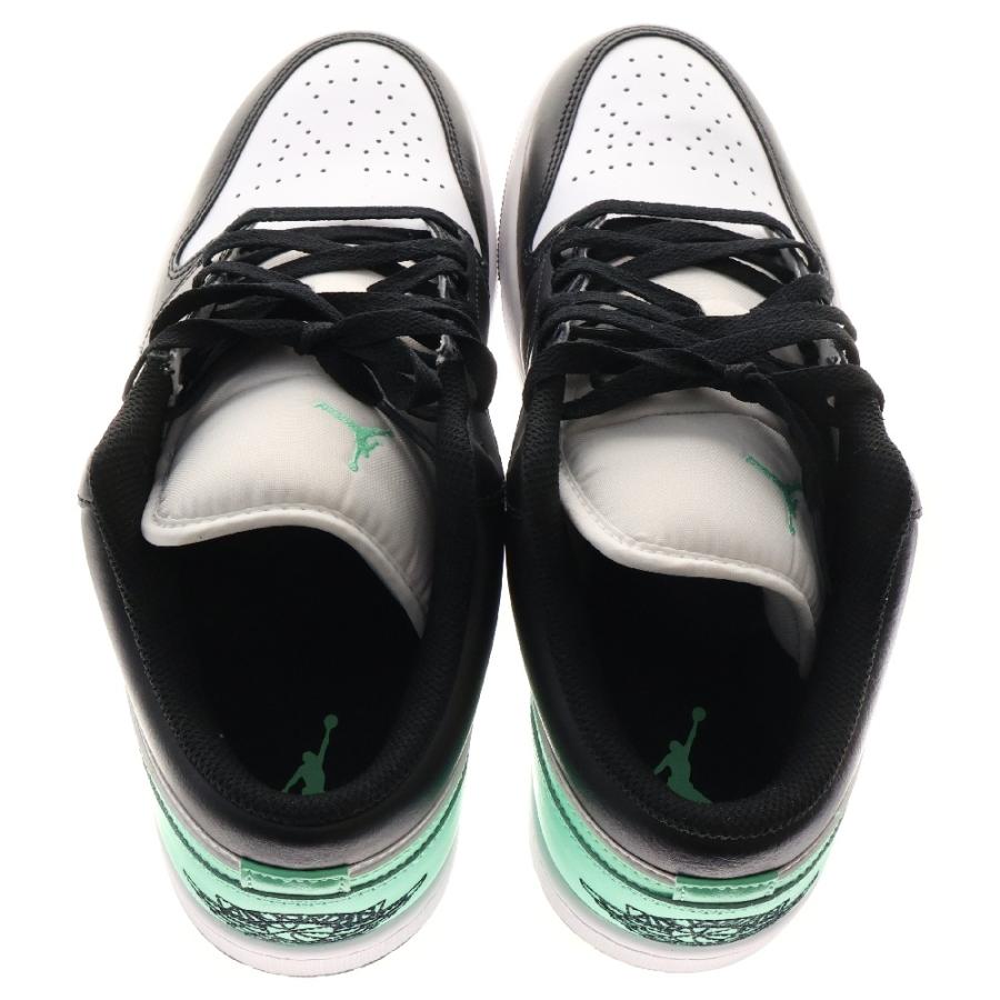NIKE ナイキ AIR JORDAN 1 LOW エアジョーダン ローカットスニーカー ブラック/ホワイト/ライトグリーン US10.5/ ...