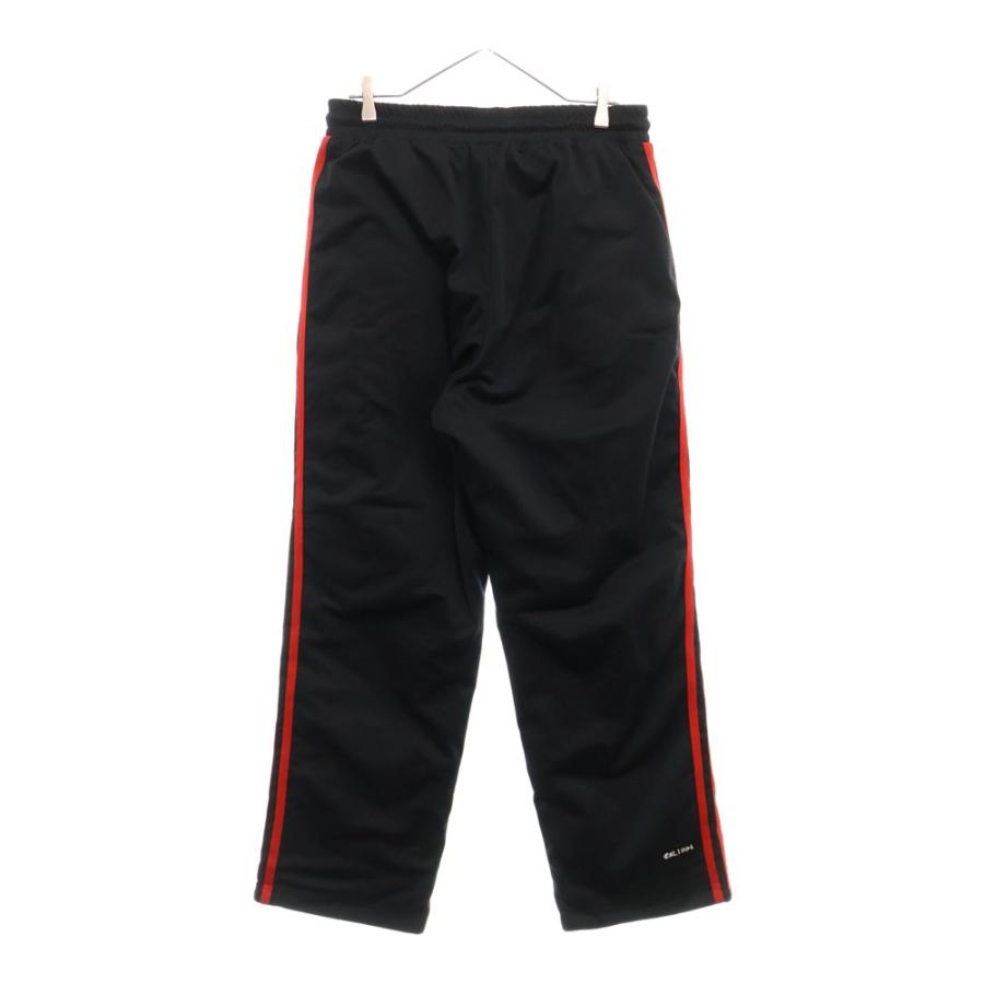 adidas アディダス 23AW ×コーン チェック総柄 3ストライプ サイドライン リバーシブル スウェット トラックパンツ ブラック ...