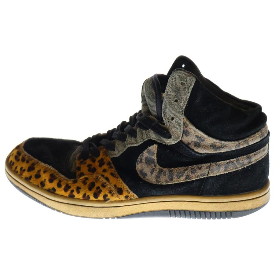 NIKE ナイキ 【観賞用 2007年製】 COURT FORCE HIGH PRMEIUM ビーストパック レオパード柄 ハイカット ...
