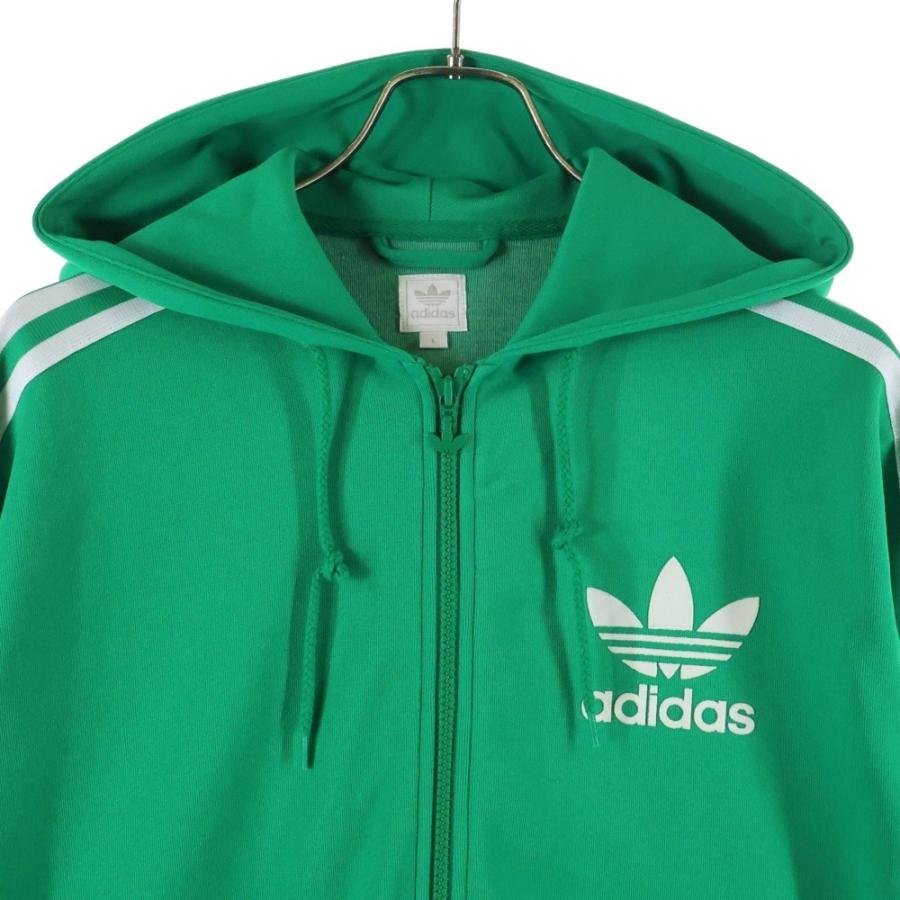 adidas（アディダス） AGC002 胸ロゴ フーデッド トラックジャケット グリーン : BRING Yahoo!ショップ - 通販 ...
