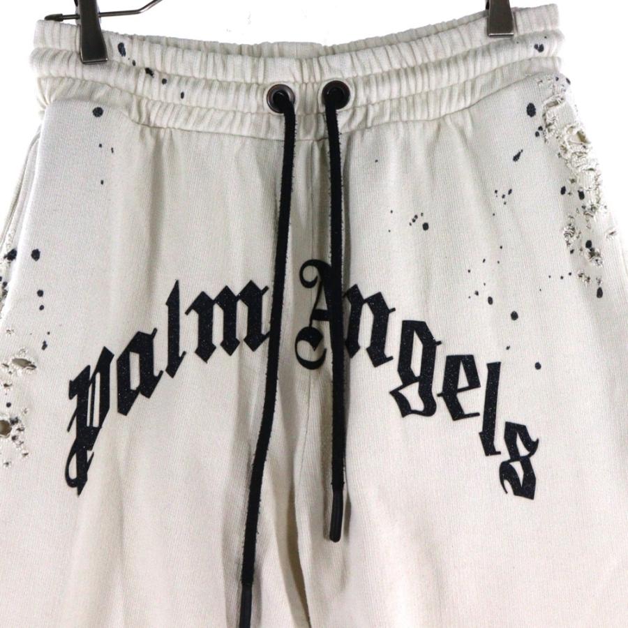 Palm Angels（パームエンジェルス） 25AW GLITTERED LOGO SWET PANTS