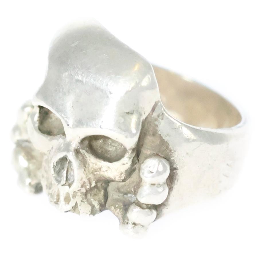 CRAZY PIG クレイジーピッグ THREE QUARTER SKULL & CB RING スリークォータースカル&CBリング 指輪 ...