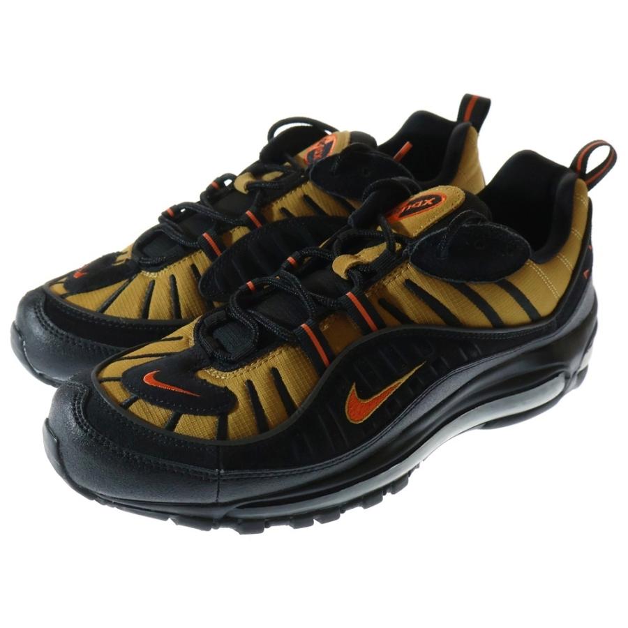 NIKE（ナイキ） AIR MAX 98 エアーマックス98 ローカットスニーカー イエロー/ブラック US10/28cm 640744 ...