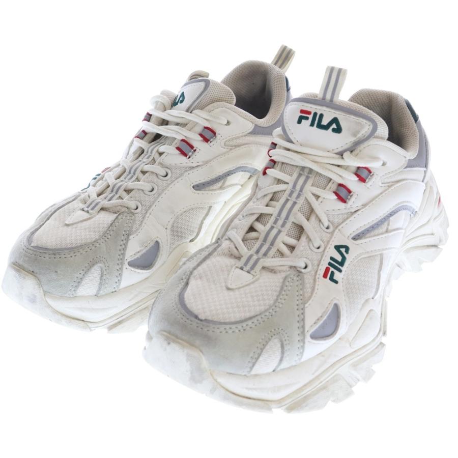 FILA（フィラ） INTERATION LIGHT インタレージョン ライト ローカットスニーカー ベージュ US8/26cm ...