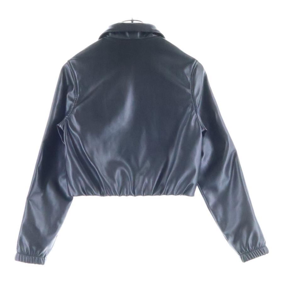 adidas（アディダス） FIREBIRD P TT ファイアーバード フェイクレザー トラックトップ ジャケット ブラック レディース ...