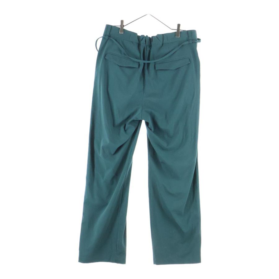 Toironier（トワロニエ） 19SS ベルト付き 2タック スラックスパンツ グリーン 1910009 : BRING Yahoo ...