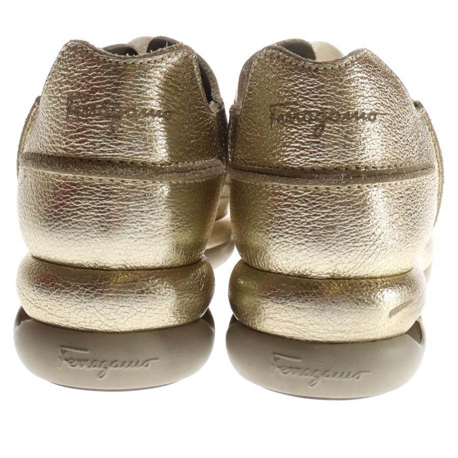 FERRAGAMO（フェラガモ） Salvatore Ferragamo サルヴァトーレ バックロゴ メッシュローカットスニーカー レディース ...