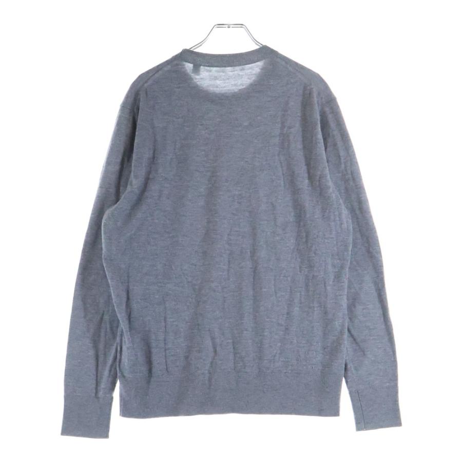 BURBERRY（バーバリー） ワンポイント カシミアニットセーター グレー 8013350 : BRING Yahoo!ショップ - 通販 ...