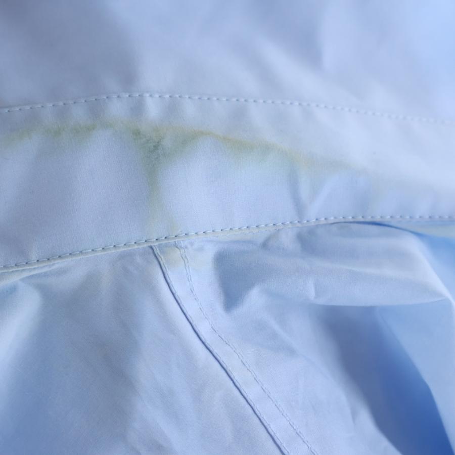 MM6 Maison Margiela エムエムシックスメゾンマルジェラ フロントロゴプリント コットン 半袖シャツ ブルー ...