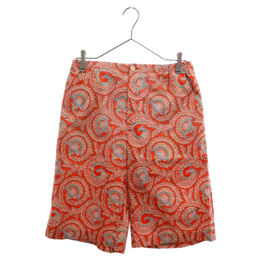 GUCCI グッチ 21SS ペイズリー総柄 コットン ハーフパンツ ショーツ ショートパンツ レッド 654897-ZAGXJ ...