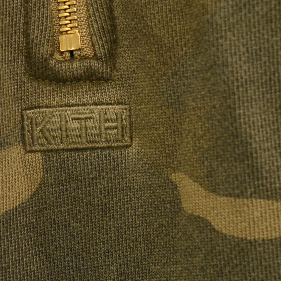 KITH キス BOX LOGO HALF ZIP PULLOVER ボックス ロゴ ハーフジップ プルオーバー スウェット トレーナー ...