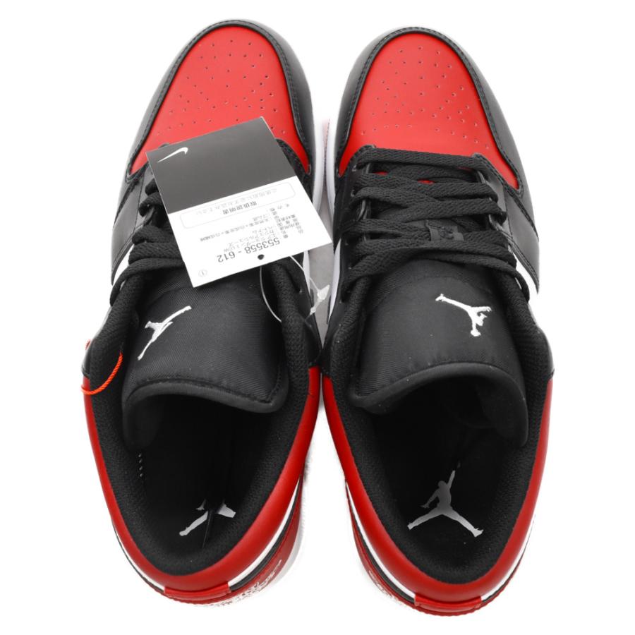 NIKE（ナイキ） AIR JORDAN 1 LOW Bred Toe エアジョーダン1 ローカットスニーカー ブレッドトゥ ブラック/レッド ...