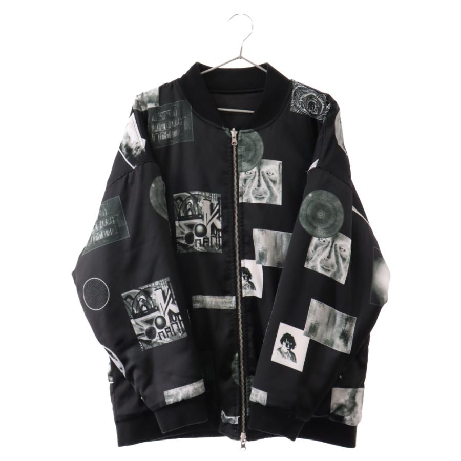 STAYFUN ステイファン リバーシブル フォト プリント ボンバージャケット ブラック C397E0306 : BRING Yahoo ...