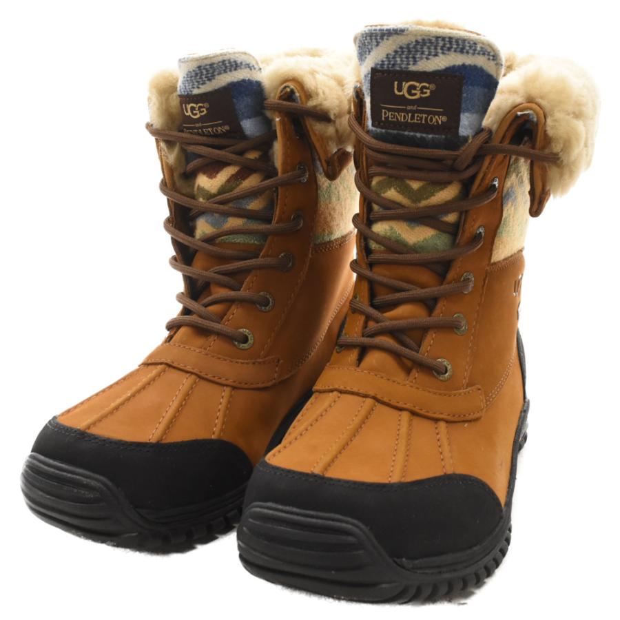 UGG アグ×PENDLETON ペンドルトン W ADIRONDACK ウィメンズ ムートンブーツ ベージュ :9224D090061 ...