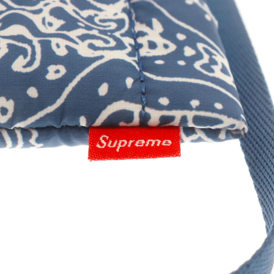 Supreme SUPREME シュプリーム 22AW Puffer Neck Pouch Blue Paisley パファー ネック ポーチ ブルーペイズリー : BRING Yahoo ...
