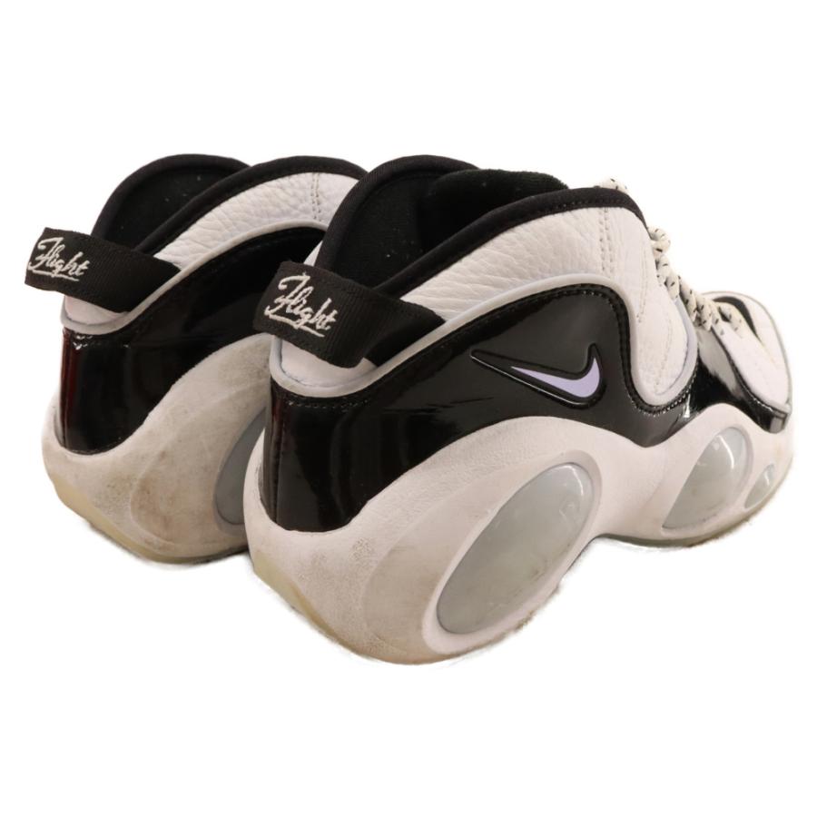 NIKE ナイキ AIR ZOOM FLIGHT 95 エア ズームフライト ハイカットスニーカー ホワイト/ブラック US10/28cm ...