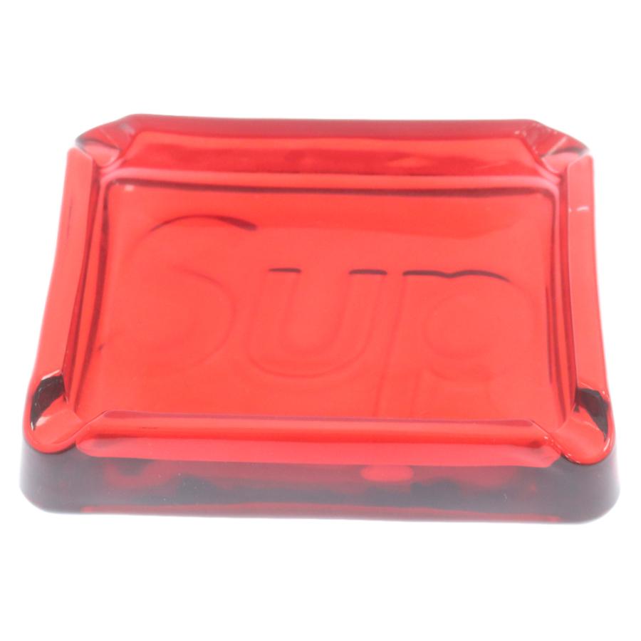 Supreme（シュプリーム） 20SS Debossed Glass Ashtray デボスロゴガラスアッシュトレー 灰皿 レッド ...