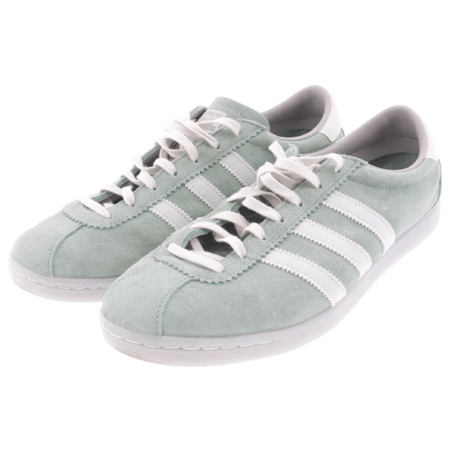 adidas アディダス TOBACCO SILVER GREEN タバコ ローカットスニーカー シルバー グリーン GY7397 US10 ...