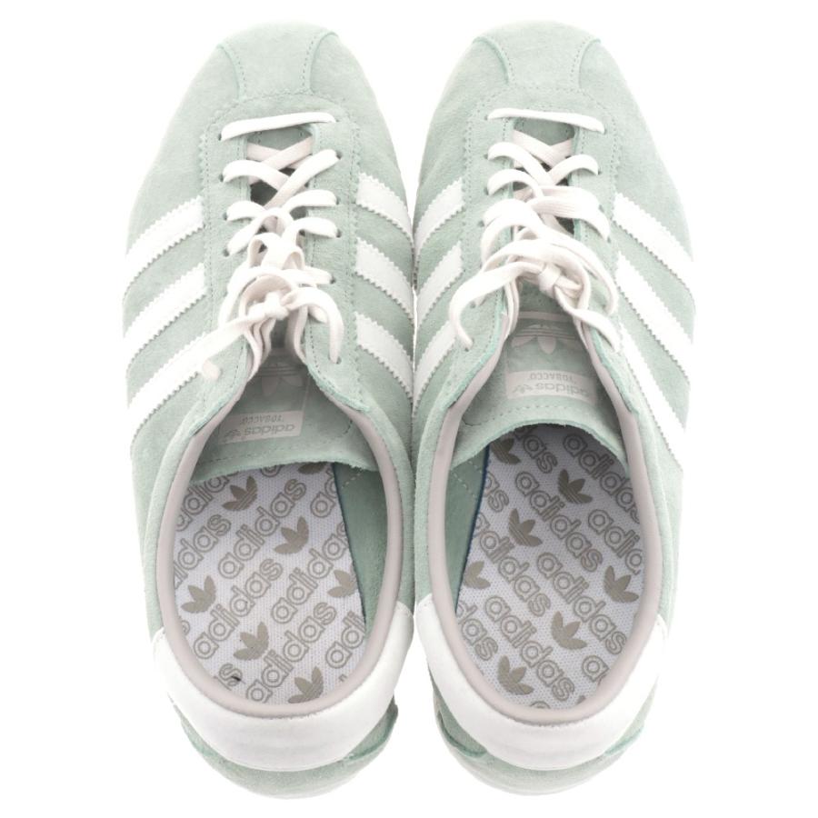 adidas アディダス TOBACCO SILVER GREEN タバコ ローカットスニーカー シルバー グリーン GY7397 US10 ...
