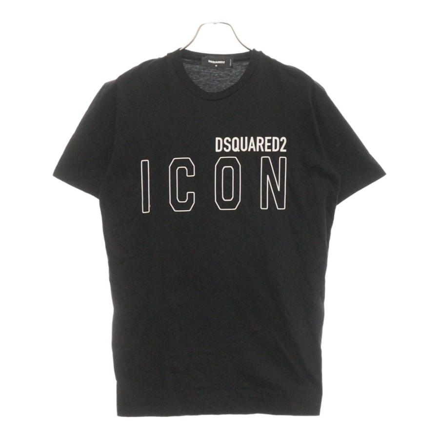 DSQUARED2 ディースクエアード 23SS ラバーロゴ 半袖Tシャツ ブラック S79GC0063 : 9224k070001 : BRING Yahoo!ショップ - 通販 ...