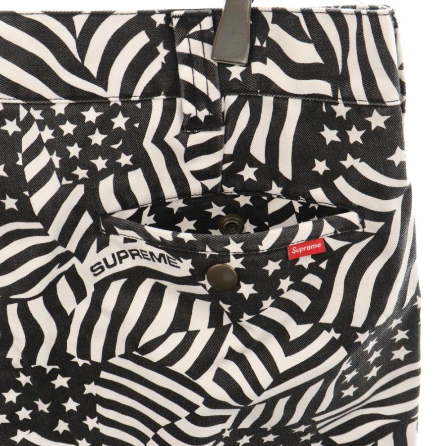 Supreme SUPREME シュプリーム 20SS Work Short Black Flags ワークショーツ ブラックフラッグス ハーフパンツ ショートパンツ ブラック/ホワイト ...