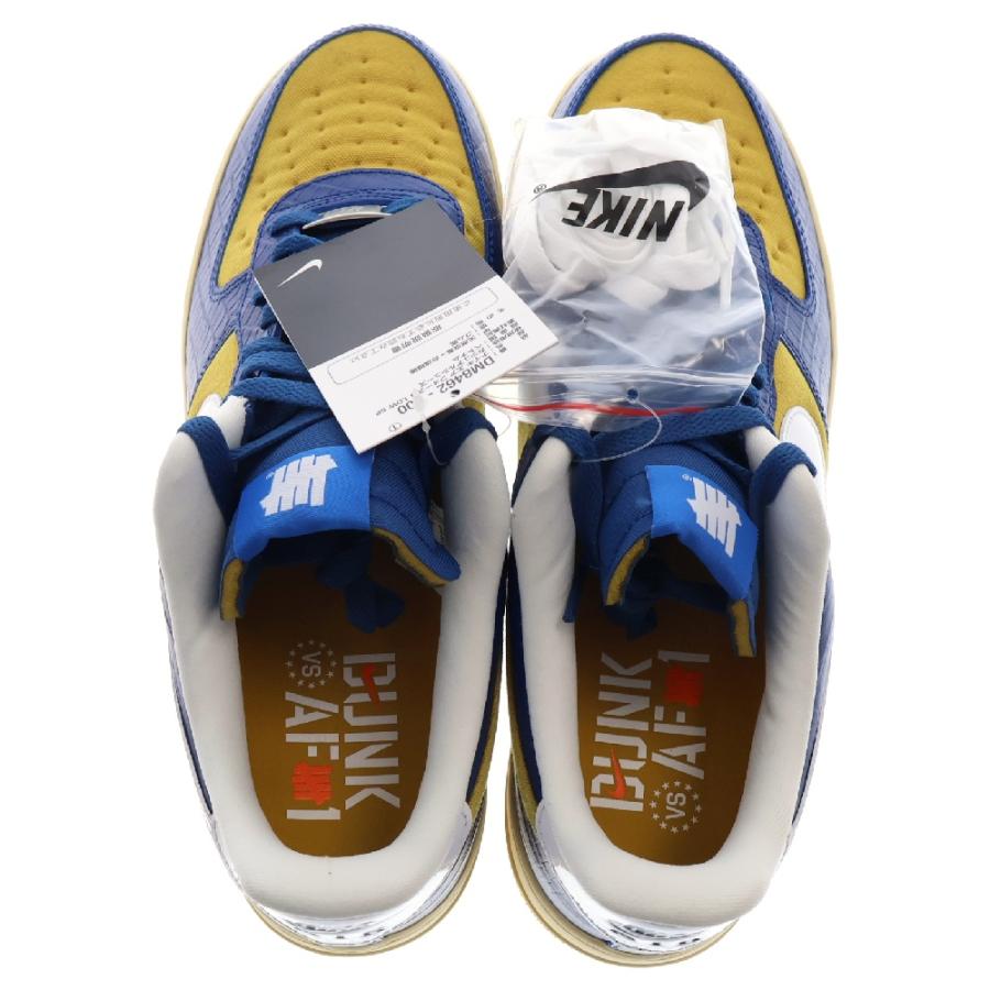 NIKE（ナイキ） ×UNDEFEATED AIR FORCE 1 アンディフィーテッド エアフォース1 ローカットスニーカー ブルー ...