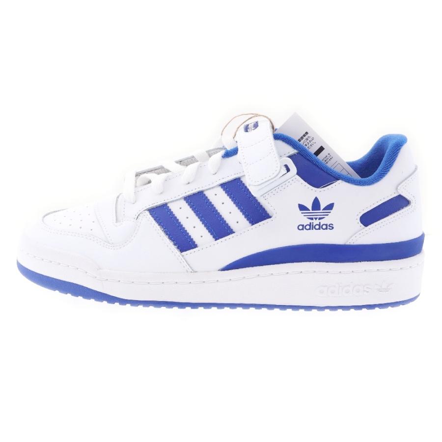 adidas アディダス FORUM LOW フォーラム ローカットスニーカー ホワイト/ブルー US10/28cm FY7756 ...