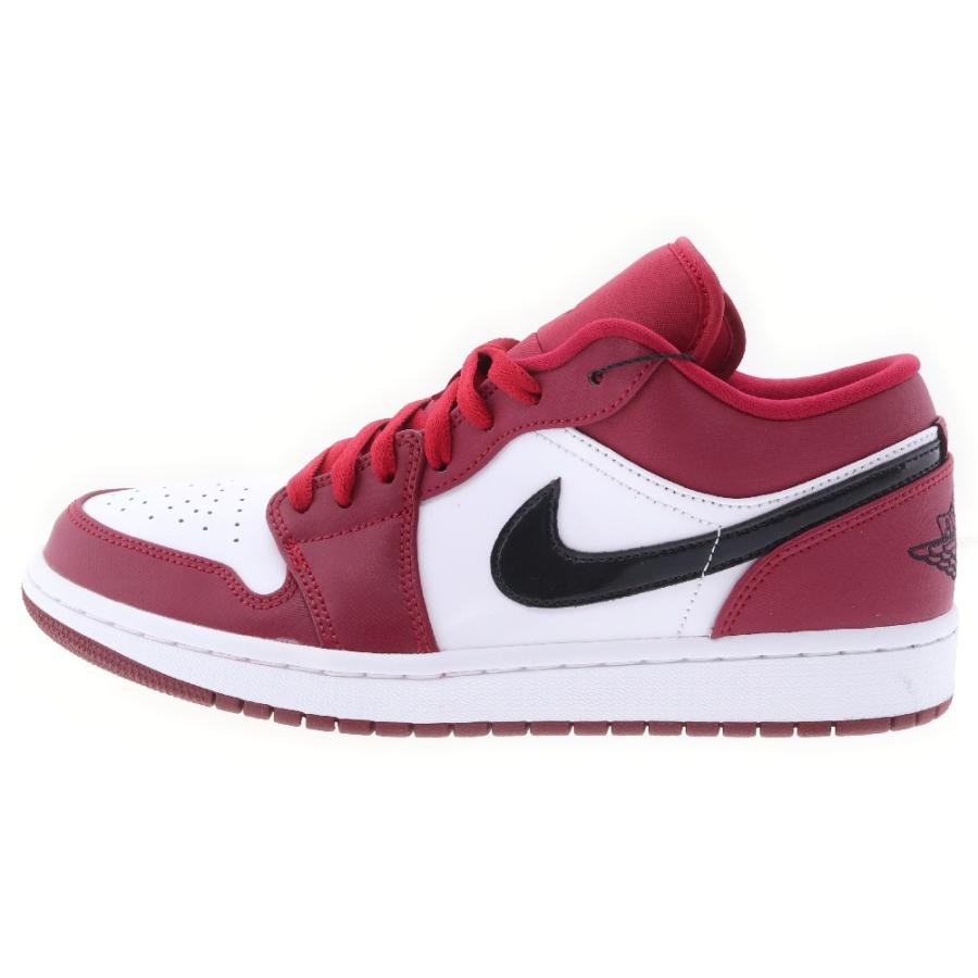 NIKE ナイキ AIR JORDAN1 LOW NOBLE RED エアジョーダン1 ノーブルレッド ローカットスニーカー レッド/ホワイト ...