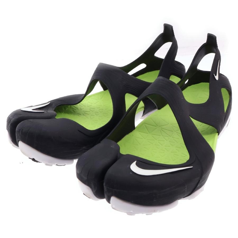 NIKE ナイキ FREE RIFT SANDAL フリー リフト ラバー サンダル ブラック/イエロー US7/25cm 725001 ...