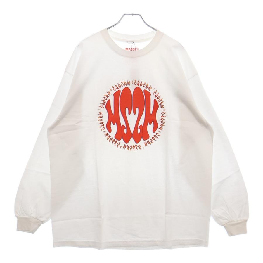 MASSES マシス T-SHIRT L/S MSSM フロントプリント 長袖Tシャツ ロンT ホワイト : BRING Yahoo!ショップ ...