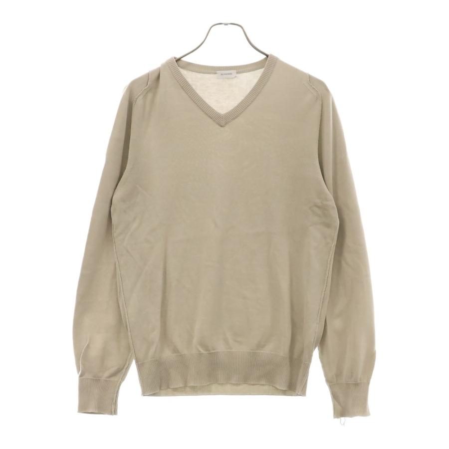 JIL SANDER ジルサンダー Vネック 長袖ニットセーター アイボリー : BRING Yahoo!ショップ - 通販 - Yahoo ...