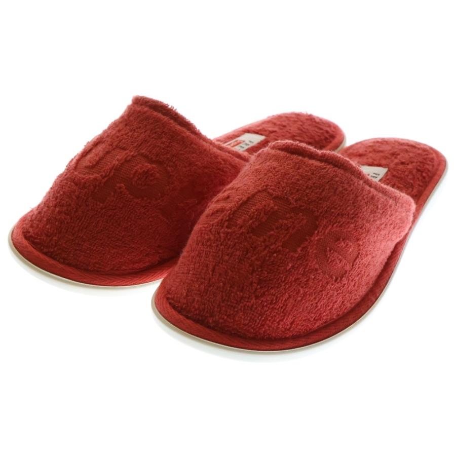Supreme（シュプリーム） 19SS ×Frette Slippers フレッテ ロゴ パイル地 スリッパ レッド : BRING ...